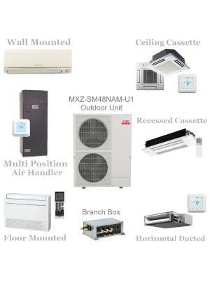 8 Zone Mini Split Ductless AC System | Best Prices & Free Shipping!