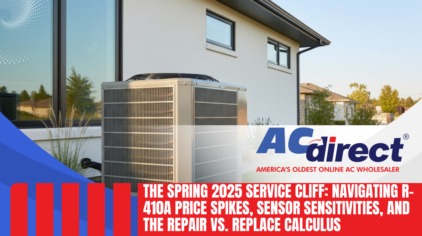 The Spring 2025 Service Cliff: Navigating R-410A Price Spikes, Sensor ...