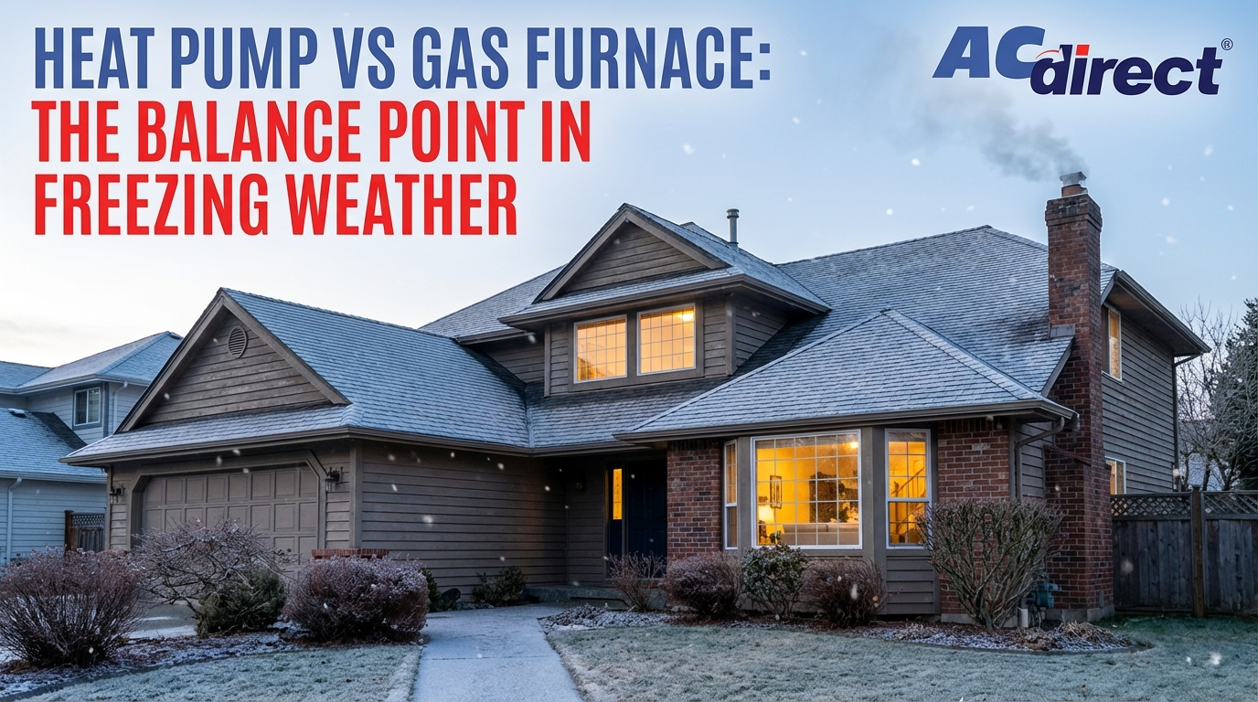 Heat Pump vs Gas Furnace Efficiency In Freezing Weather