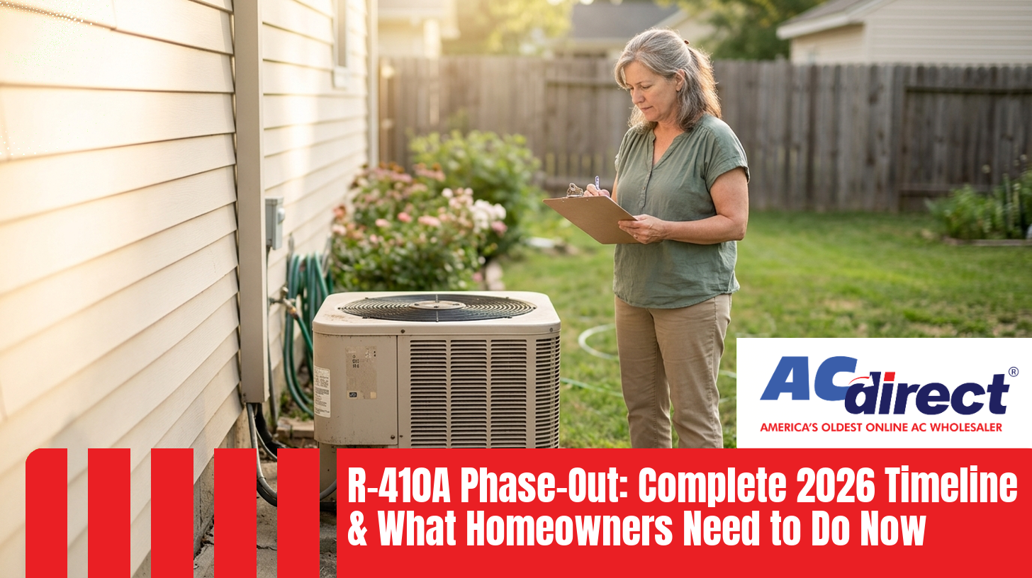 R-410A Phase-Out 2026: EPA Timeline + What Homeowners Should Do Now