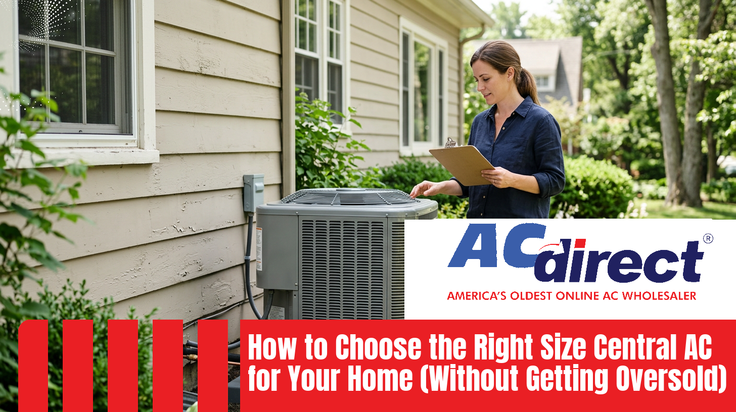 How to Choose the Right Size Central AC for Your Home (Without Getting ...